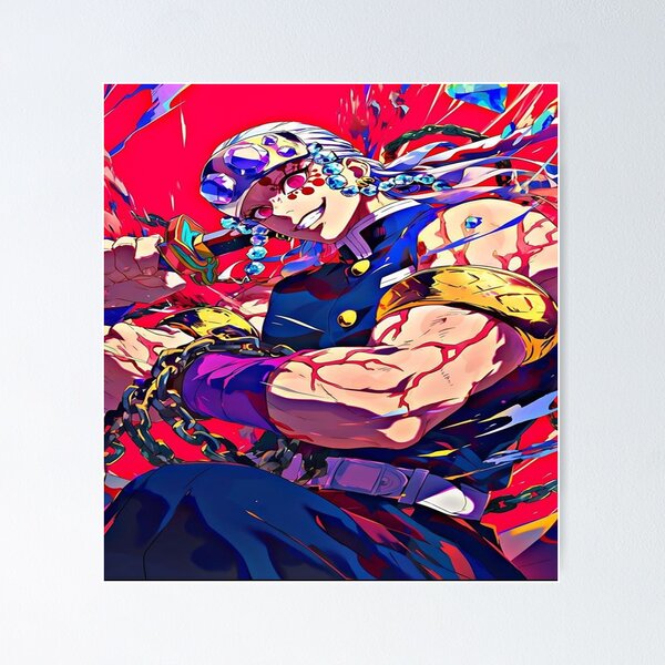 "Tengen Uzui - Kimetsu no Yaiba Wiki" Poster by ArtistryHavenn | Redbubble