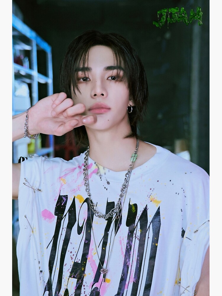 "Stray Kids Hyunjin JJAM" Poster for Sale by lorienskz | Redbubble