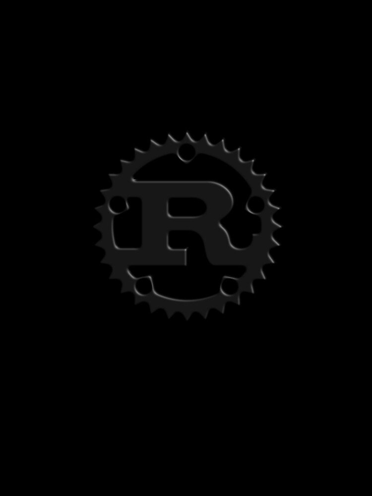"Rust Programming Language 3D Logo T-Shirt" T-shirt by rainwater11 ...