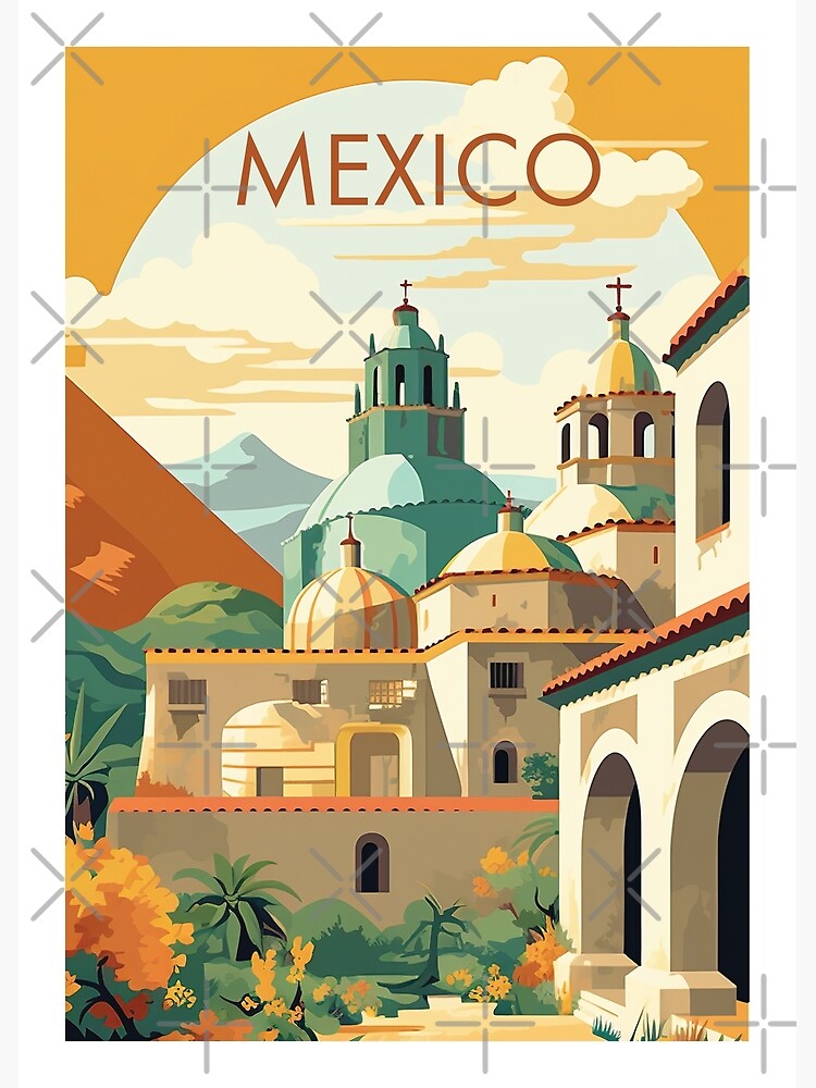 "MEXICO Travel Poster" Poster for Sale by MarkedArtPrints | Redbubble