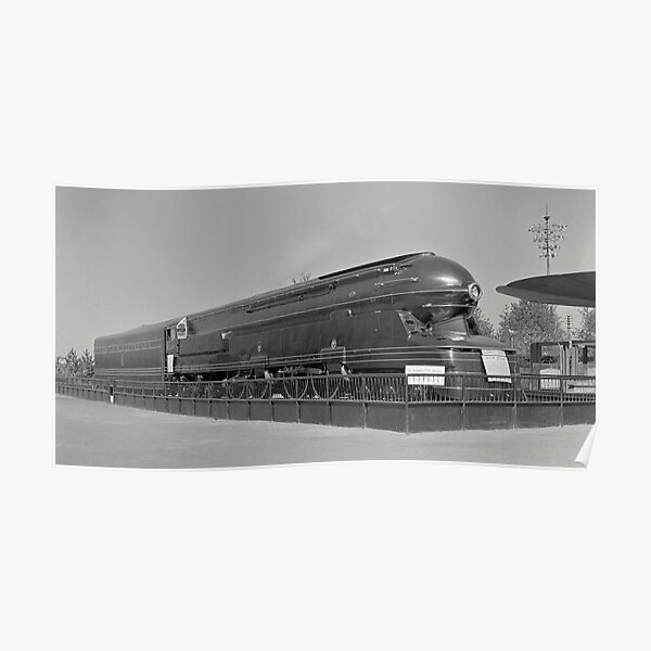 "Pennsylvania Railroad Class S1 Locomotive - 1939" Poster for Sale by ...