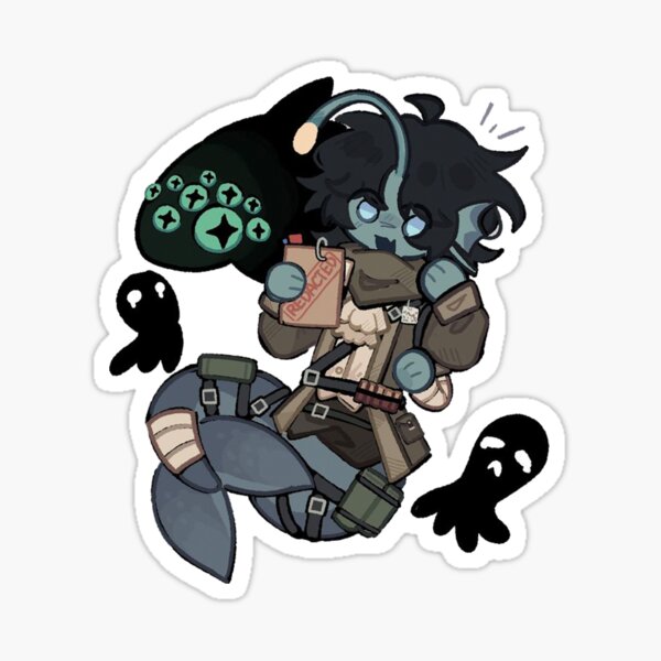 "Sebastian Solace and Eyefestation" Sticker for Sale by ArtiistryH ...