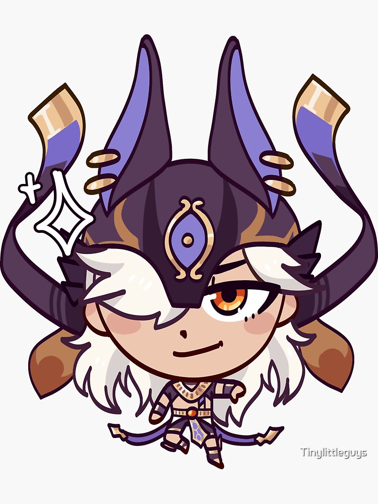 "Cyno Genshin Impact Chibi from Hoyoverse Mihoyo " Sticker for Sale by ...