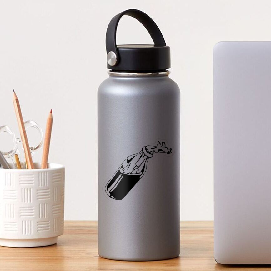 "Molotov Cocktail" Sticker for Sale by jeffJEFFGEOFF | Redbubble