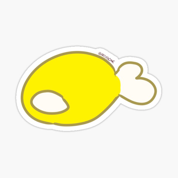 "[SC Fishies] Yellow Fishie" Sticker for Sale by ArtyBone | Redbubble