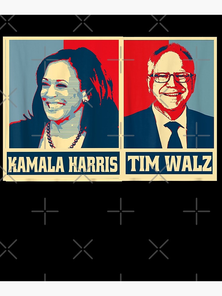 " Harris Walz kamala harris Walz Tim Walz Harris Walz 2024" Poster for ...