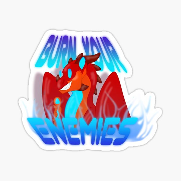 "Peril from wings of fire" Sticker for Sale by Skylar Green | Redbubble