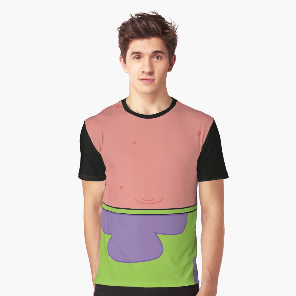 "Patrick Star Belly Button." T-shirt by justDAWSON | Redbubble