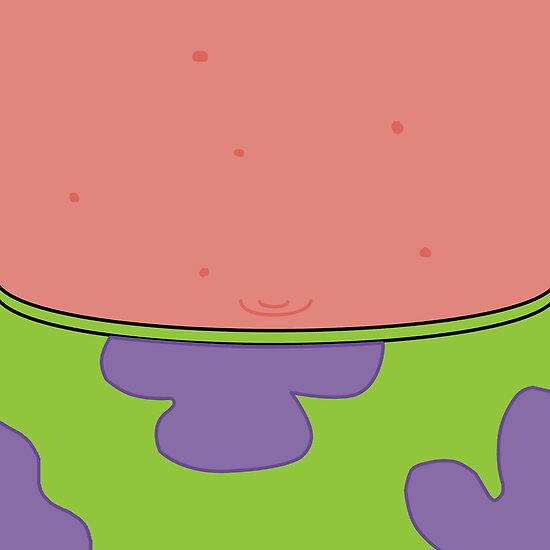 "Patrick Star Belly Button." Posters by RedBubble Dawson | Redbubble