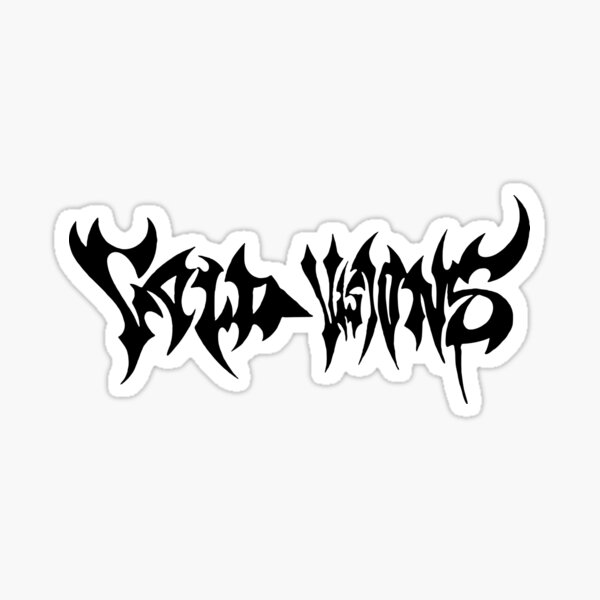 "Bladee Drain Gang Cold Visions logo" Sticker for Sale by 3stars9 ...