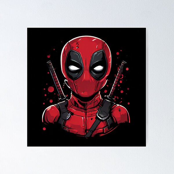 "Deadpool drawing" Poster by chubichanko | Redbubble