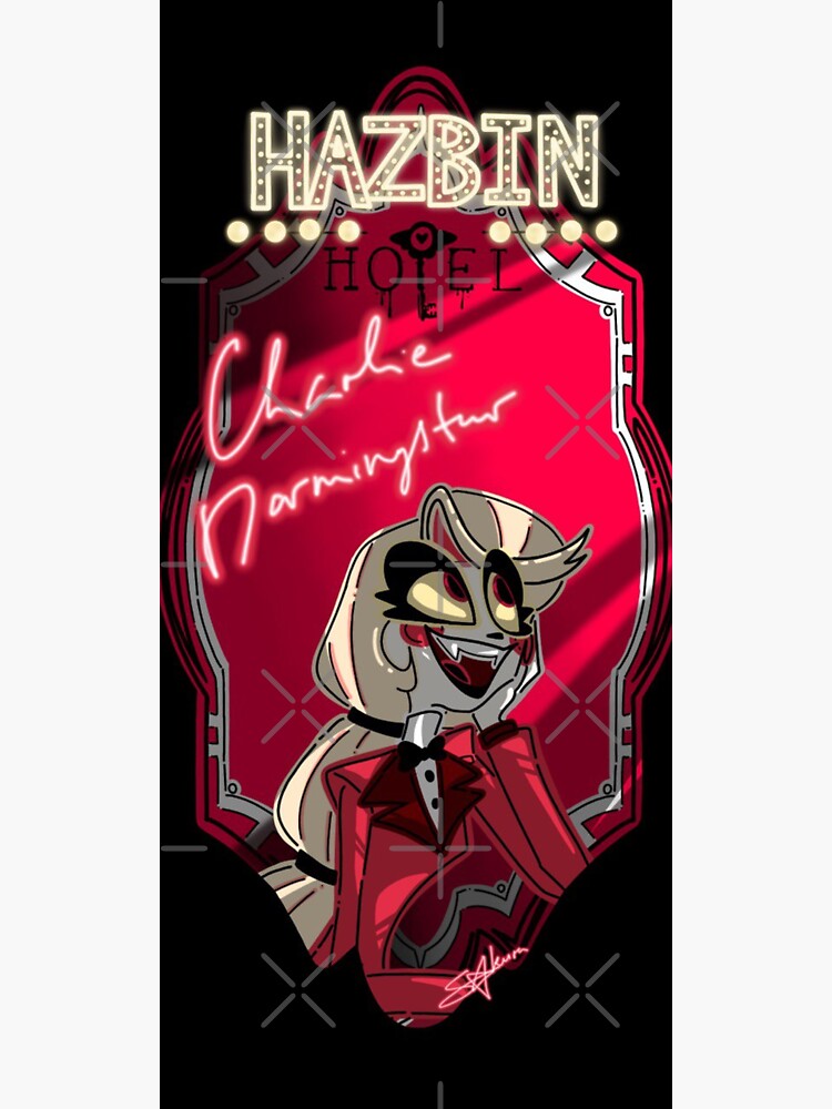 "Charlie Morningstar - Hazbin Hotel" Sticker by ShogakaiSakura | Redbubble