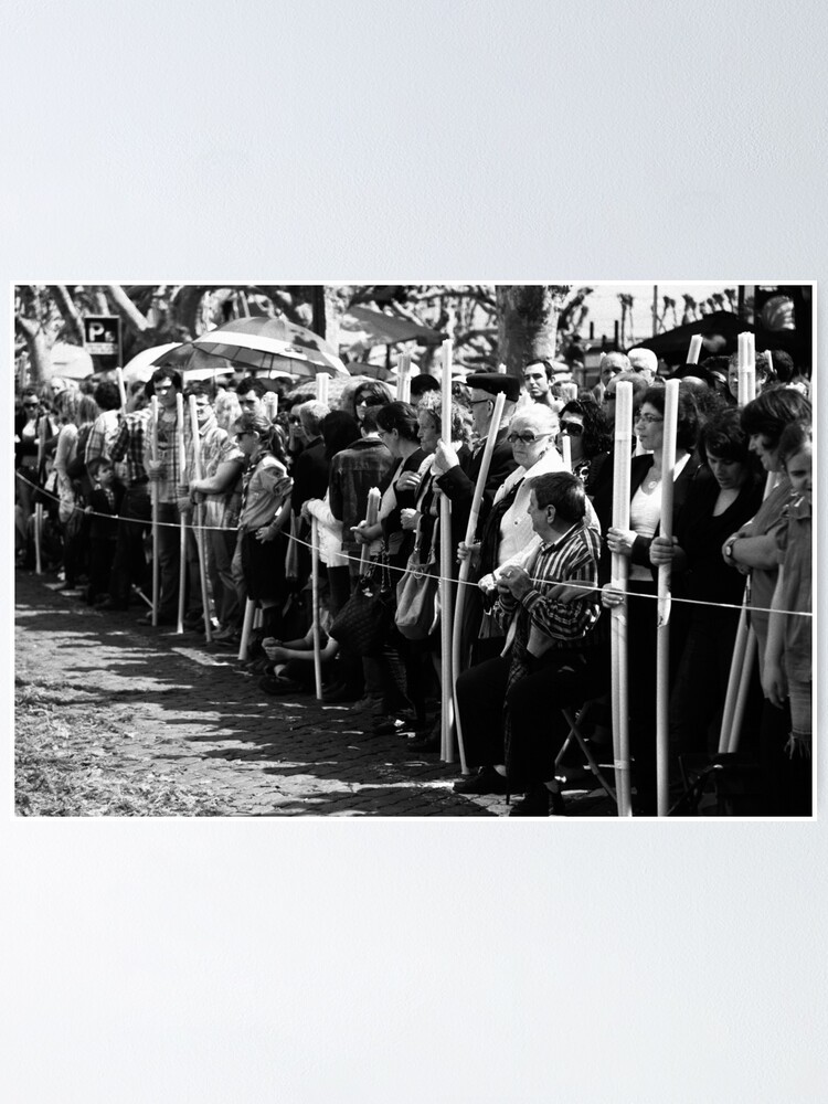 "Crowd waiting" Poster by gavila | Redbubble