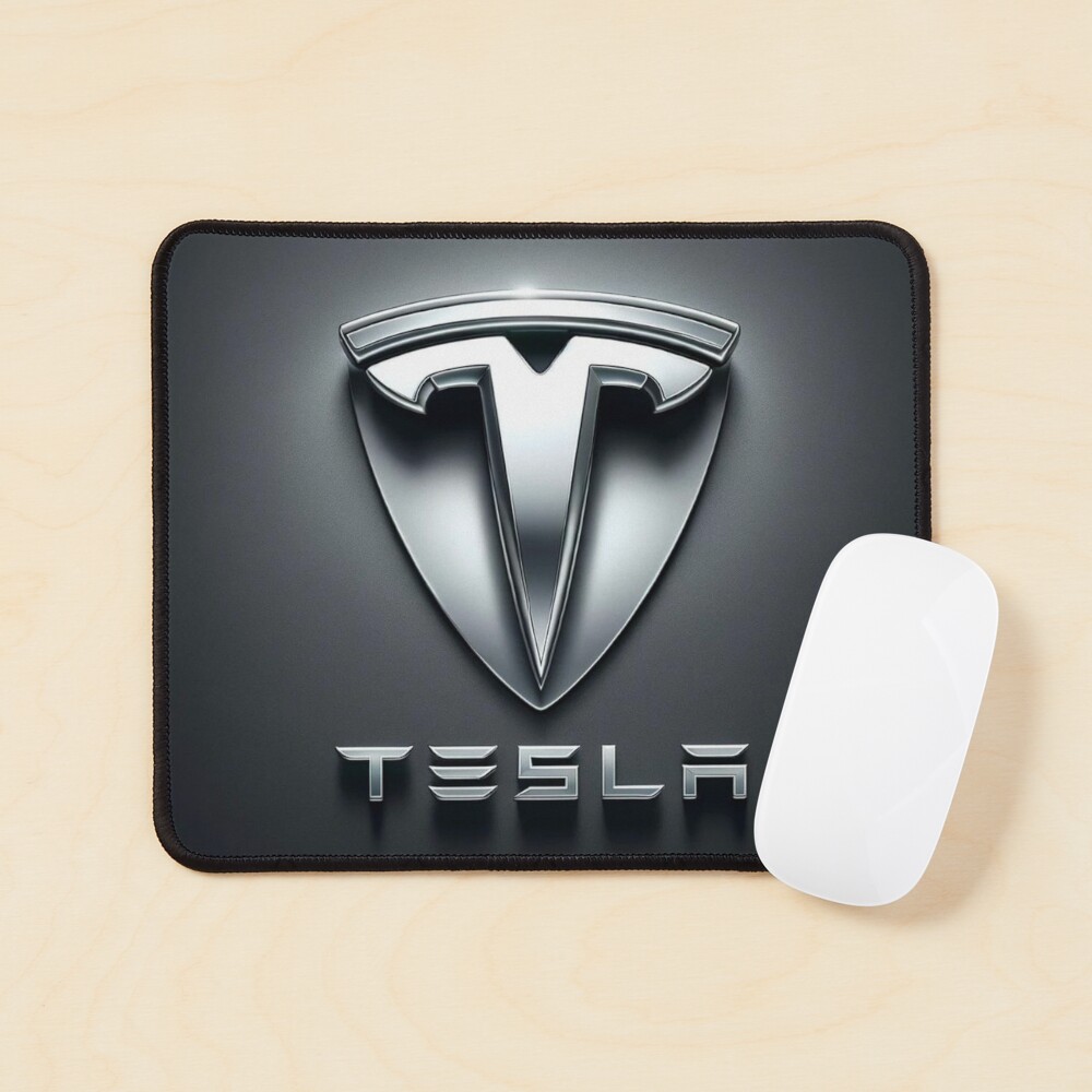 "Tesla logo" Sticker for Sale by TEEJAMBOREE | Redbubble