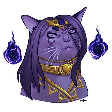 "Xal'atath meme cat Warcraft" Sticker for Sale by Heteyy | Redbubble
