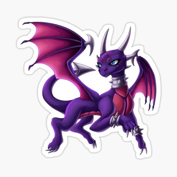 "Cynder Sticker" Sticker for Sale by PandasInSpirits | Redbubble