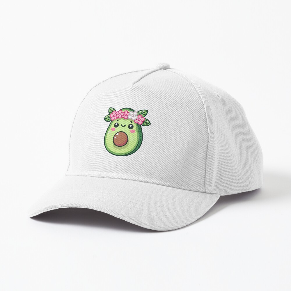 "Kawaii Avocado Floral " Sticker for Sale by KofiN | Redbubble