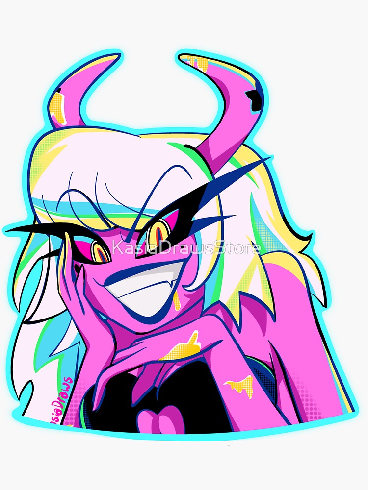 "Portrait: Verosika Mayday Boozy Beach Day - Helluva Boss Digital Art ...