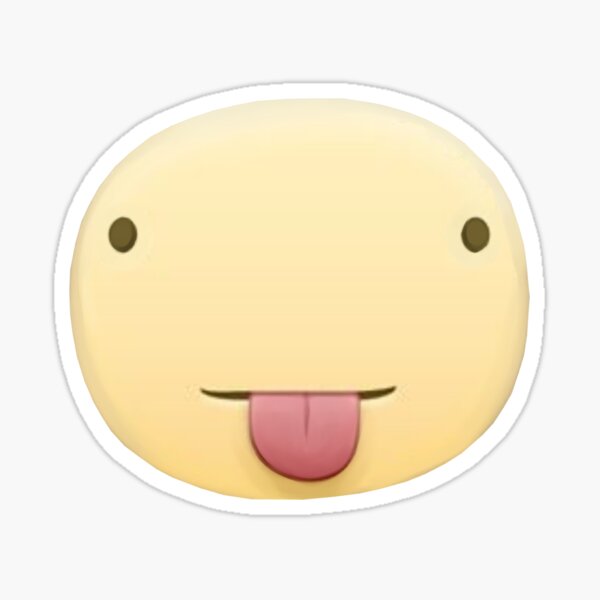 Silly Smiley Tongue Out Emoji Classic Round Sticker