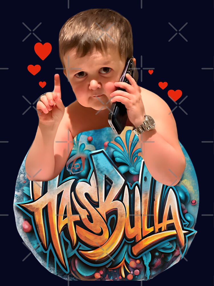 "Hasbulla Magomedov, Hasbik, a friendly cartoon of a Dagestani blogger ...