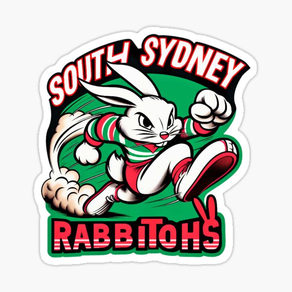 "South Sydney Rabbitohs Active" Sticker for Sale by EllenHendrixt ...