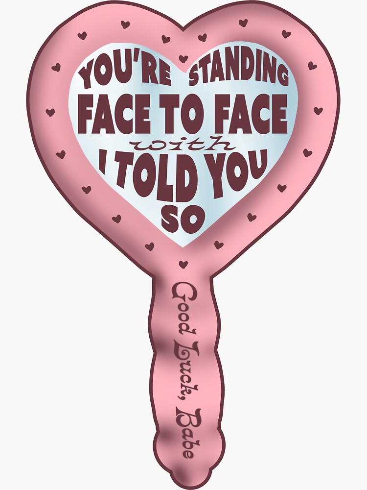 "chappell roan good luck babe i told you so" Sticker for Sale by ...