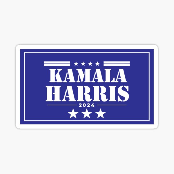 "Vote for Kamala Harris" Sticker for Sale by wentworthik | Redbubble
