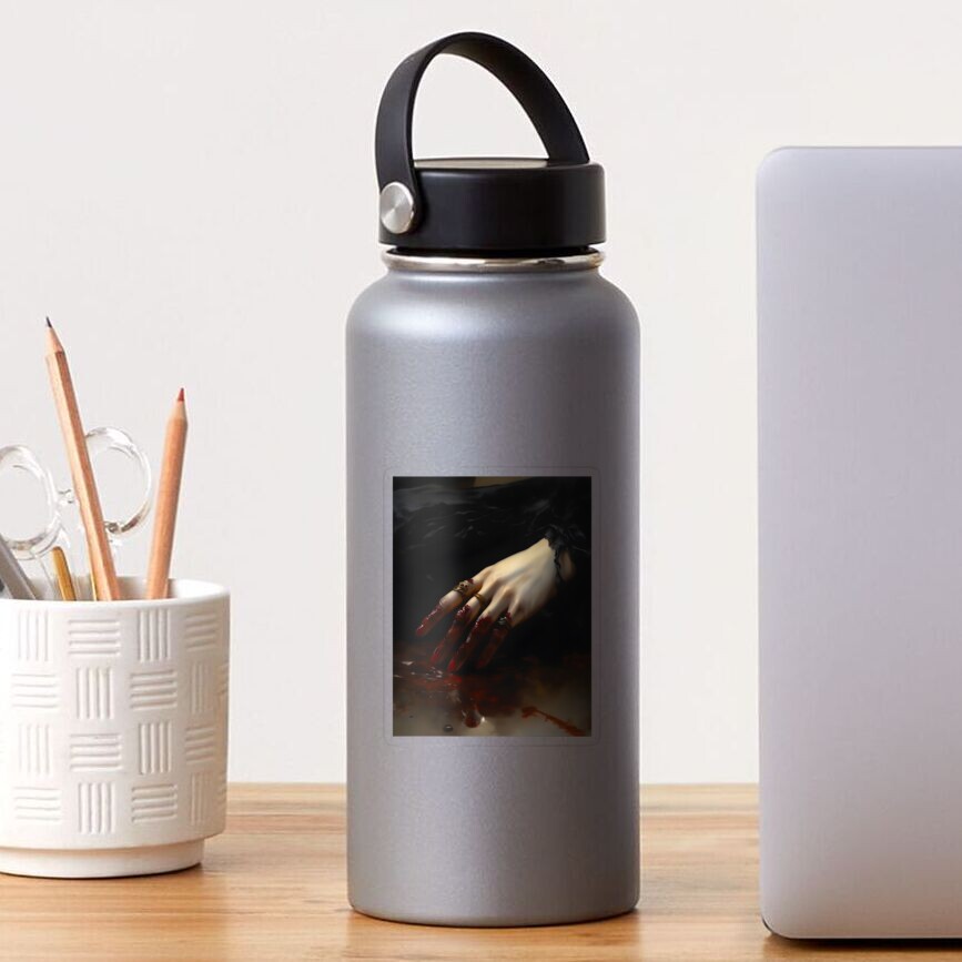 "Stain of Guilt" Sticker for Sale by darkgothicart | Redbubble