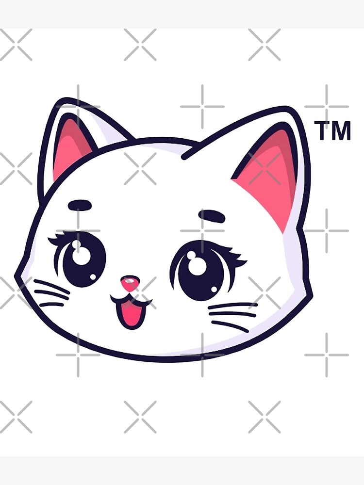 "Kumusta Pusa Cute Face" Poster for Sale by KumustaPusaShop | Redbubble