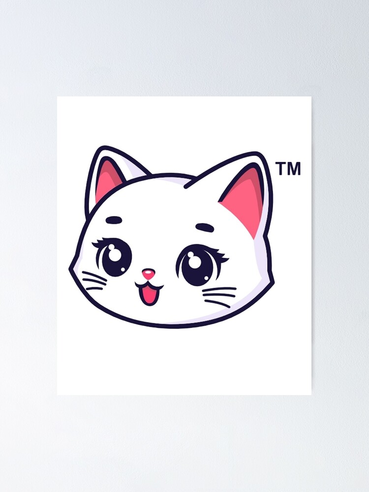 "Kumusta Pusa Cute Face" Poster for Sale by KumustaPusaShop | Redbubble