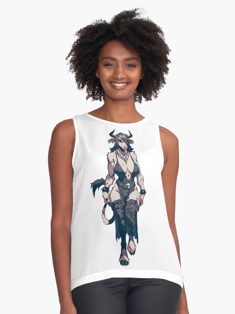 "Strong Goth Minotaur Amazon" Sticker for Sale by NoraNoraDesign ...