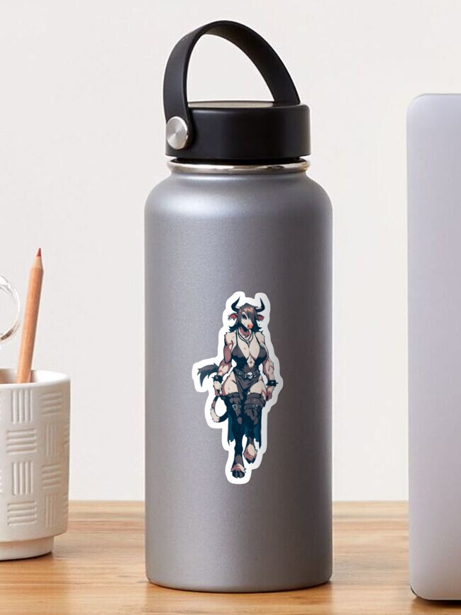 "Strong Goth Minotaur Amazon" Sticker for Sale by NoraNoraDesign ...