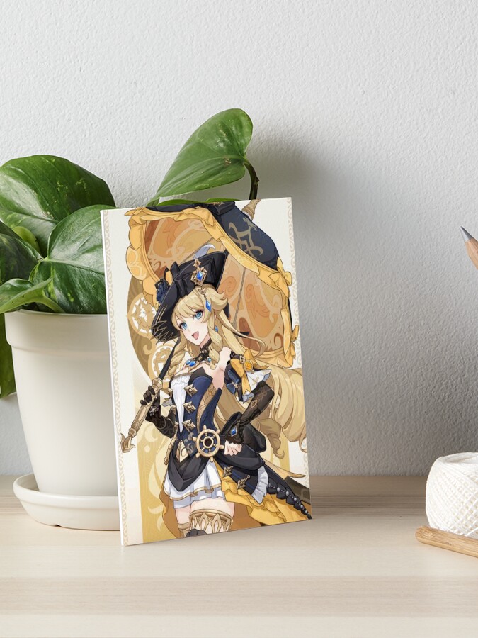 "Navia Character Poster - Genshin Impact" Art Board Print for Sale by ...