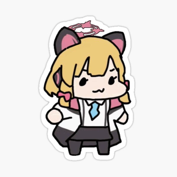 "Momoi Blue Archive Meme" Sticker for Sale by DoctorPlato | Redbubble