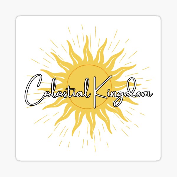 "Celestial Kingdom" Sticker for Sale by ElsaAssassin | Redbubble