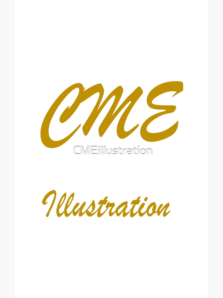 "CME Illustration Logo" Poster for Sale by CMEillustration | Redbubble