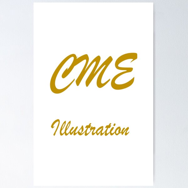 "CME Illustration Logo" Poster for Sale by CMEillustration | Redbubble