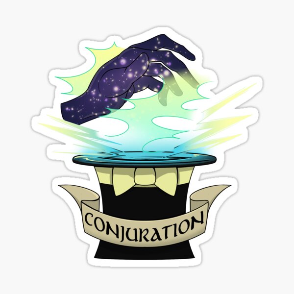 "Conjuration Wizard" Sticker by princeclarkey | Redbubble