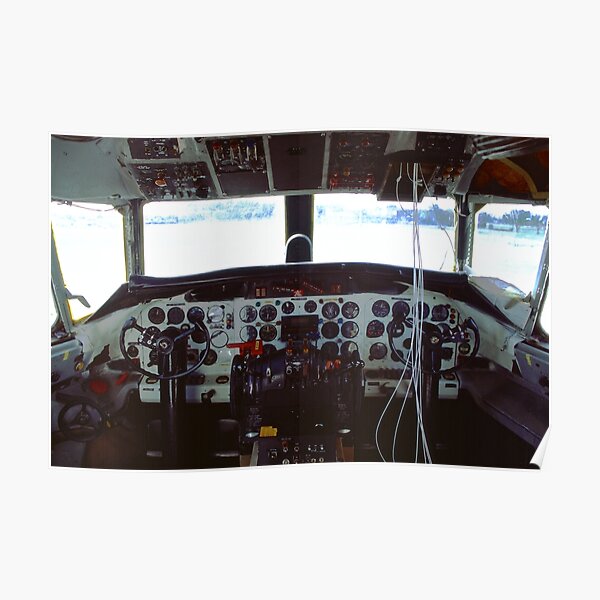 "Convair Flight Deck" Poster for Sale by njordphoto | Redbubble