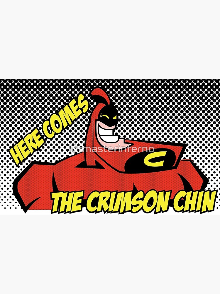 "The Crimson Chin Comic" Canvas Print by Mrmasterinferno | Redbubble