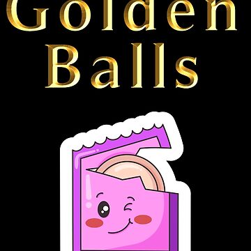 "Golden Big Balls " Sticker for Sale by BestDetailer | Redbubble