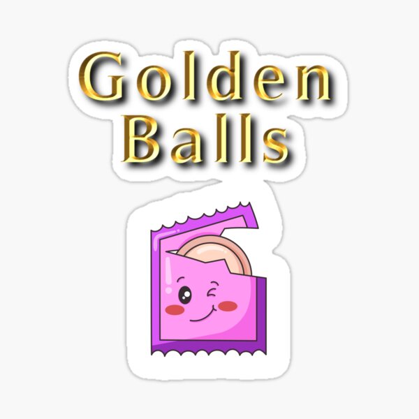"Golden Big Balls " Sticker for Sale by BestDetailer | Redbubble