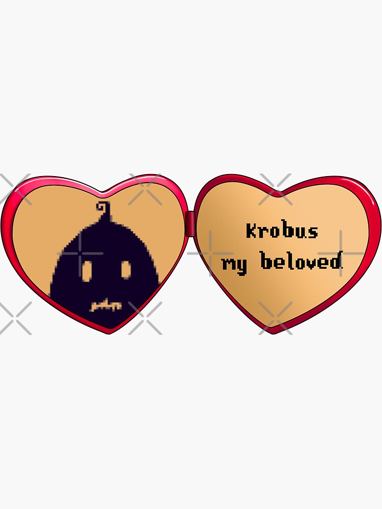 "Krobus My Beloved Stardew Valley Meme" Sticker for Sale by MausHausArt ...