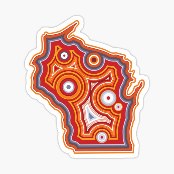 "Lake Superior Agate Wisconsin Rock Collector T-Shirt" Sticker for Sale ...