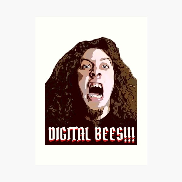 "Digital bees - rake yohn viva la bam - mtv" Art Print by rbpdesigns ...