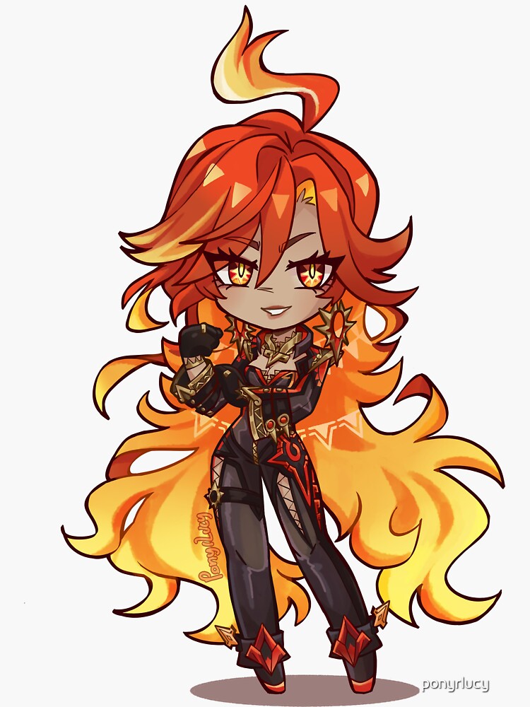 "Mauvika chibi" Sticker by ponyrlucy | Redbubble