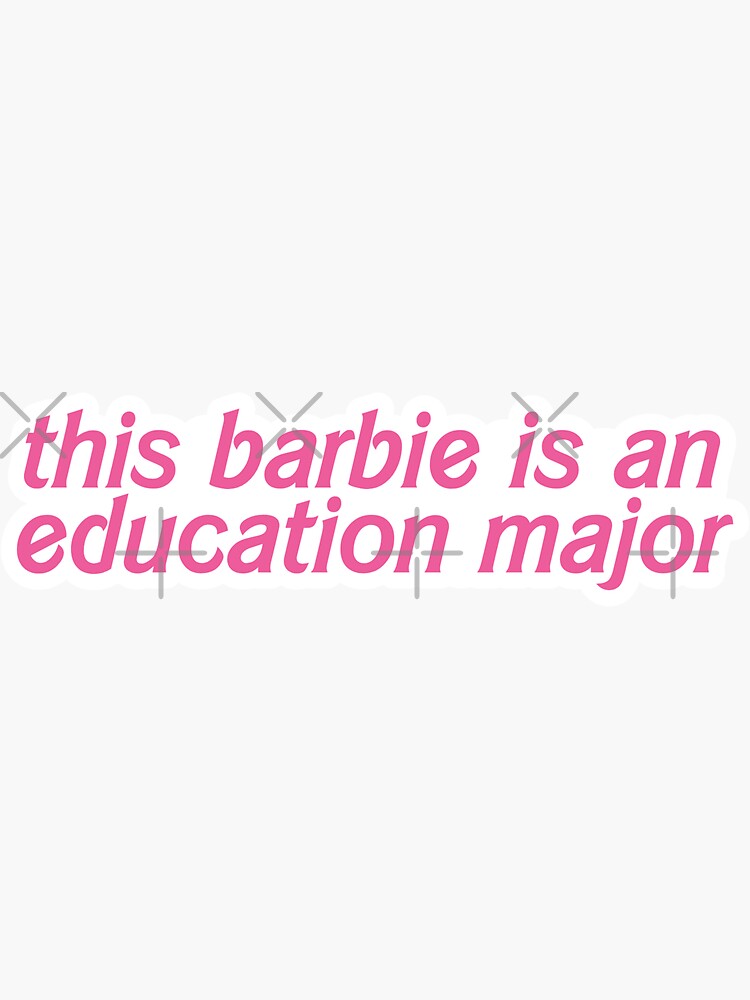 "education major" Sticker for Sale by kaykiser | Redbubble
