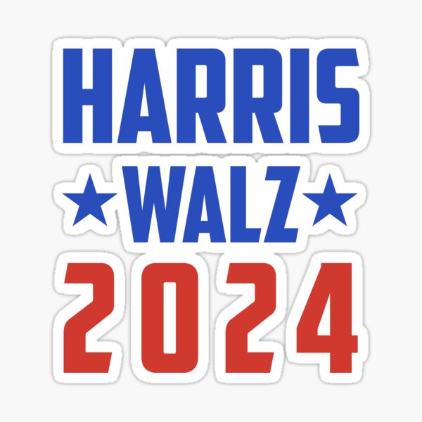 "Harris walz 2024" Sticker for Sale by stufox | Redbubble