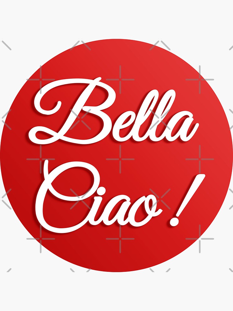 "Bella Ciao" Sticker for Sale by lemon-pepper | Redbubble