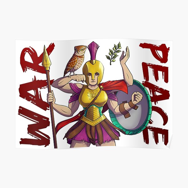 "Athena" Poster by pandemi-doodles | Redbubble